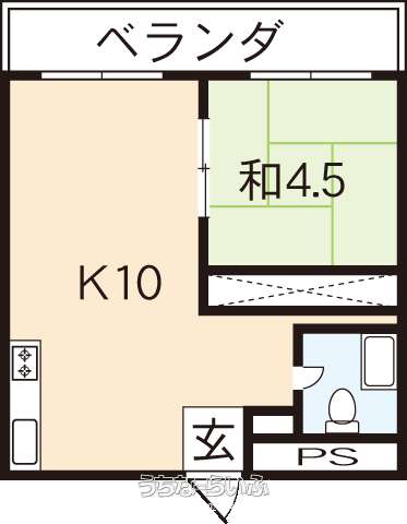 メゾンゆうなぎ 303号 / 那覇市若狭2丁目 / 1LDK / 3階 / 5万円の賃貸アパート | 沖縄の不動産情報 【うちなーらいふ】 (r-5016-2241028-0544)