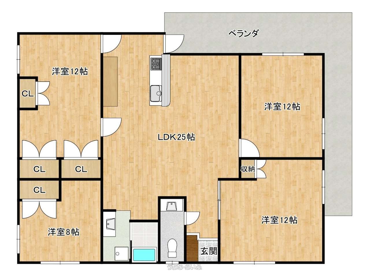 宇地泊戸建て 2F号 / 宜野湾市宇地泊2丁目 / 4LDK / 2階 / 24万円の賃貸一戸建て | 沖縄の不動産情報 【うちなーらいふ】 (r-5085-2250415-0342)