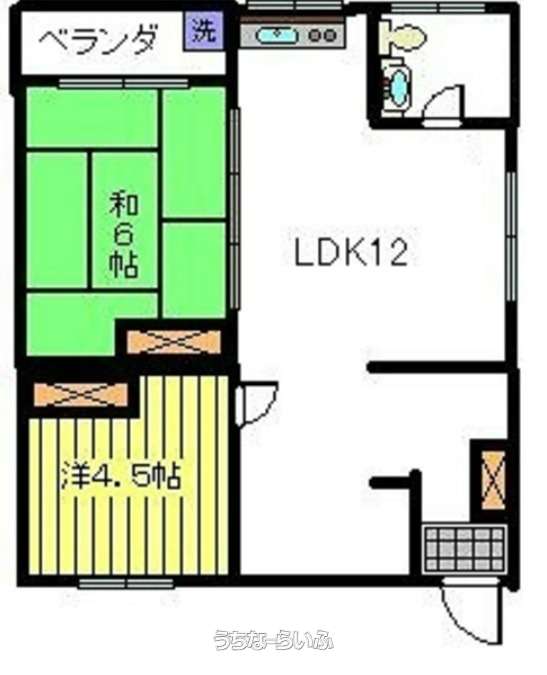 ファミリーアパート 105号 / 那覇市繁多川2丁目 / 2LDK / 1階 / 4.5万円の賃貸アパート | 沖縄の不動産情報 【うちなーらいふ】 (r-5090-2240712-0908)