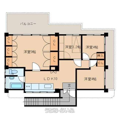 UUハウス 201号 / 那覇市上間 / 4LDK / 2階 / 7.5万円の賃貸アパート | 沖縄の不動産情報 【うちなーらいふ】 (r-5240-2250626-0561)