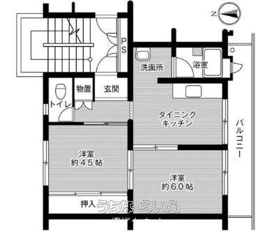 ビレッジハウス阿波根1号棟 0202号 / 糸満市阿波根 / 2DK / 2階 / 5.42万円の賃貸アパート | 沖縄の不動産情報 ...