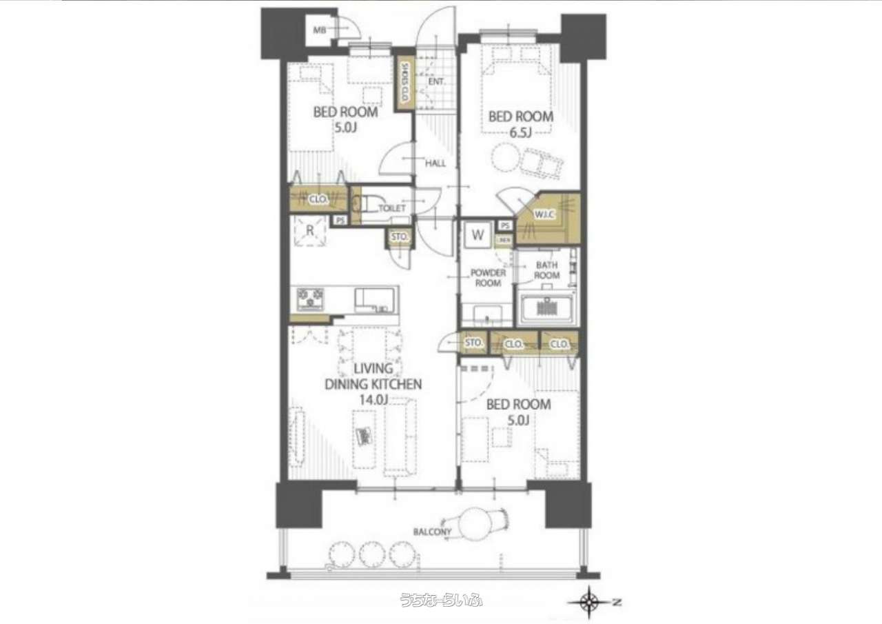 ブランシエラ那覇曙プレミスト 907号 / 那覇市曙3丁目 / 66.17m² / 20.01坪 / 3LDK / 5,090万円の売買マンション | 沖縄の不動産情報 【うちなーらいふ ...