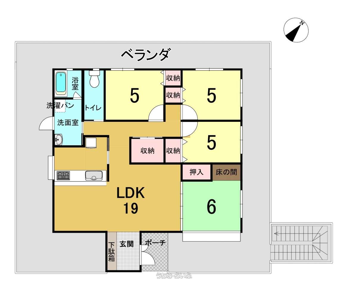 沖縄市古謝1丁目 / 4LDK / 5,880万円の売買一戸建て | 沖縄の不動産情報 【うちなーらいふ】 (h-7888-7250513-0735)
