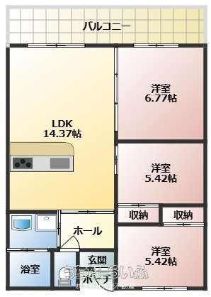 水井原ビル 305号 / うるま市具志川 / 3LDK / 3階 / 8.5万円の賃貸アパート | 沖縄の不動産情報 【うちなーらいふ】 (r-5030-2250626-0607)