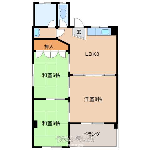 ハウス徳 101号 / 那覇市金城1丁目 / 3LDK / 1階 / 6.5万円の賃貸マンション | 沖縄の不動産情報 【うちなーらいふ】 (r-5046-2250708-0526)