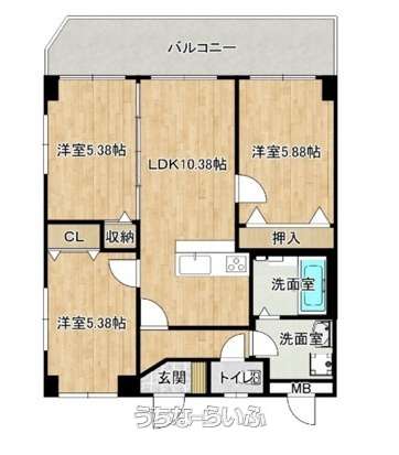 【OKI】ル．グラン シャリオ 201号 / 北中城村熱田 / 3LDK / 2階 / 8.8万円の賃貸アパート | 沖縄の不動産情報 【うちなーらいふ】 (r-5997-2251008-0467)