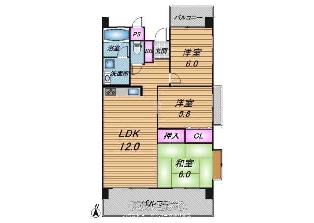 サントピア宮城第2 7--号 / 浦添市宮城4丁目 / 65.44m² / 19.79坪 / 3LDK / 3,190万円の売買マンション | 沖縄の不動産情報 【うちなーらいふ】 (m ...